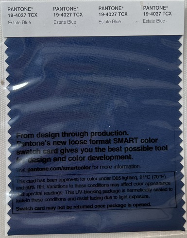 Pantone TCX Cotton Swatch Card 19-4523 TCX Gulf Coast